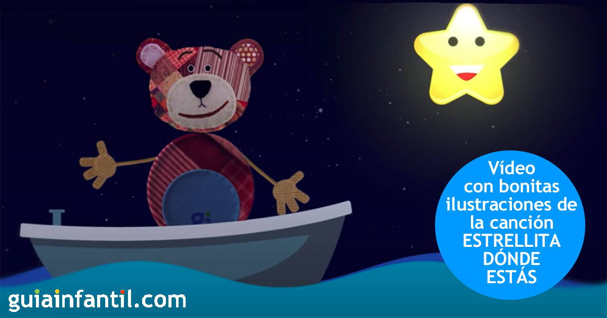 Estrellita dónde estás. Vídeo de la canción de cuna para niños y bebés