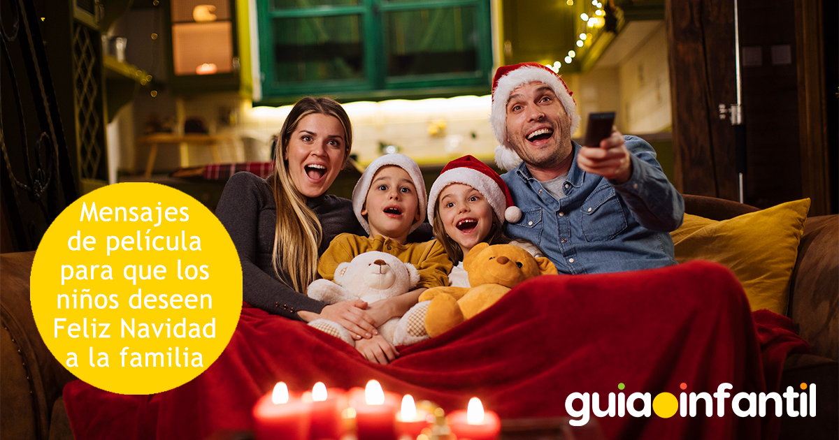 Mensajes de Navidad de películas para que los niños feliciten las fiestas