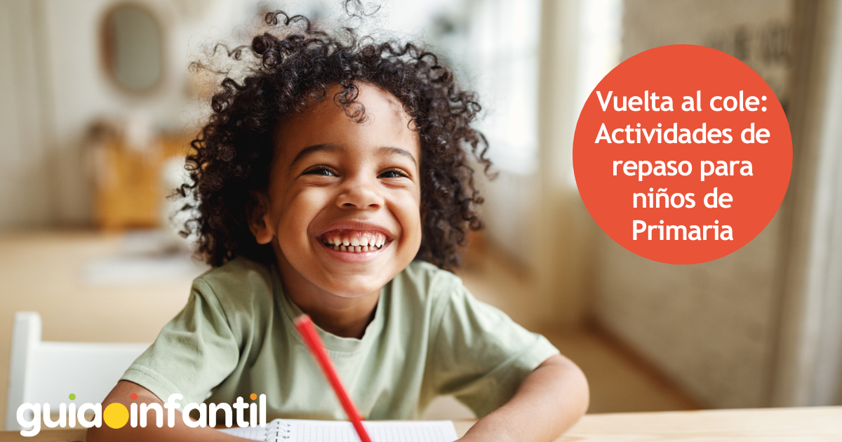 Repaso divertido para niños de primaria antes del regreso a clases