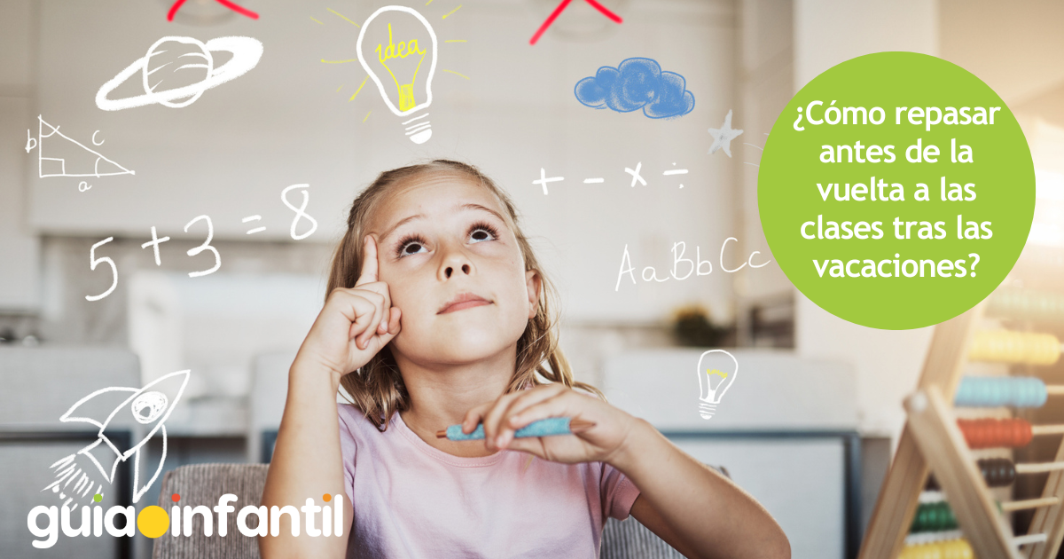 Repaso divertido para niños de primaria antes del regreso a clases