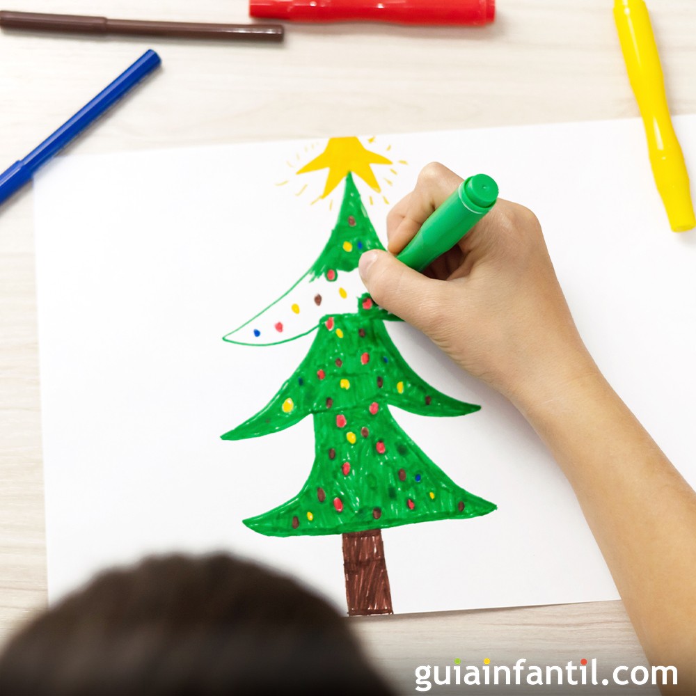 Dibujar Arbol De Navidad