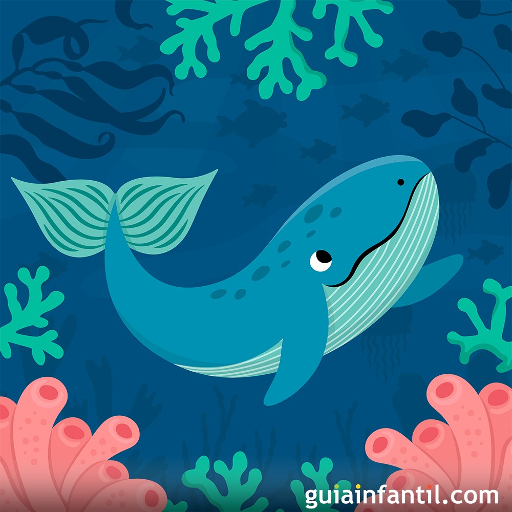 Ballena Azul Animada