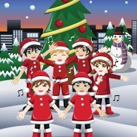 Rodolphe le renne au nez rouge. Villancico en francés