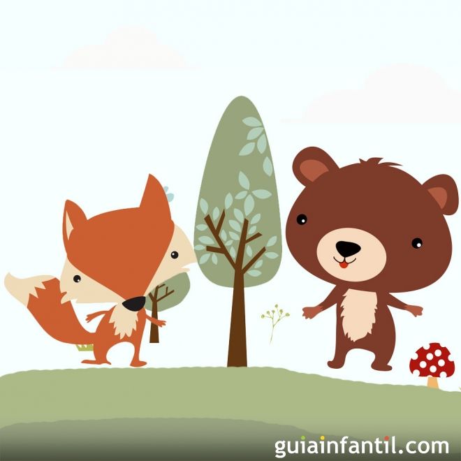Cuento infantil. Dos amigos inseparables