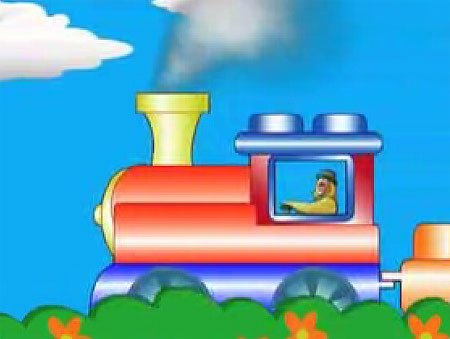 Payaso Crio-Yo en tren