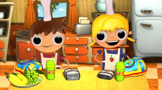 Sándwich de atún. Serie infantil Telmo y Tula. Capítulo 14